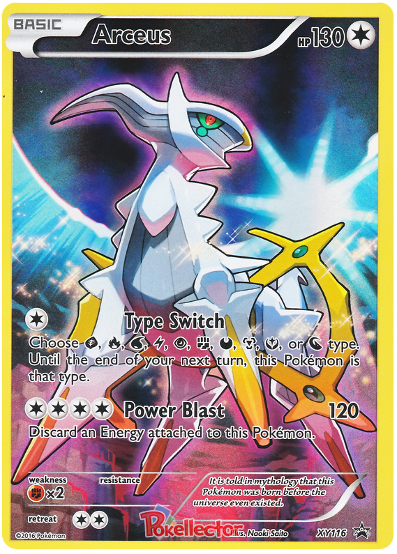 Arceus XY Promos 116 Pokemon Card Arceus XY Promos 116 Pokemon Card